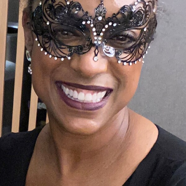 Black Masquerade Mask, Prom Masquerade Mask, Wedding Masquerade Mask ...