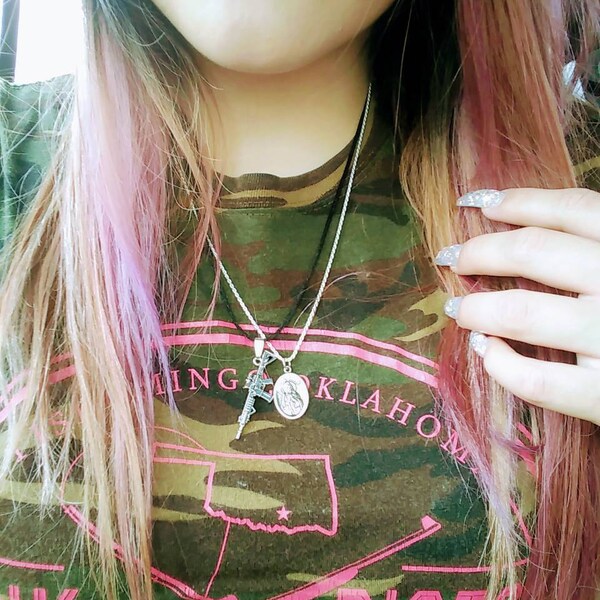 AR15 Rifle Pendant Necklace, M4 Carbine Rifle Pendant Necklace, Service ...