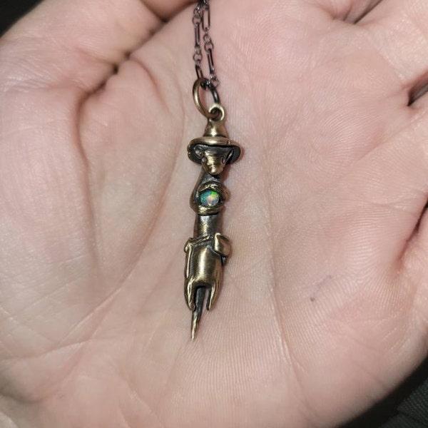 Wizard Weasel Necklace!! Adopt a Ferret Pendant in Sterling Silver ...