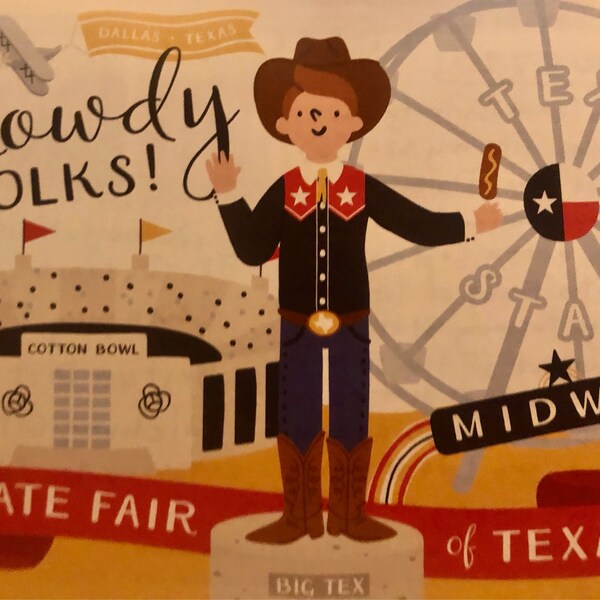 State Fair of Texas Postcard – PST0003 - Etsy