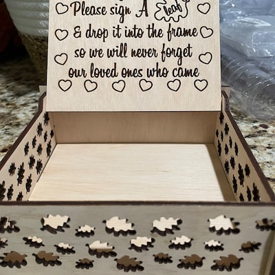 Wooden Box, Box for Hearts, Rustic Wedding, Hearts Box, Wood Box ...