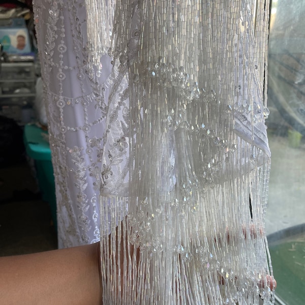 Dangling Fringe Trim,beaded Fringe Trim,heavy Bead Trimming for Dance ...