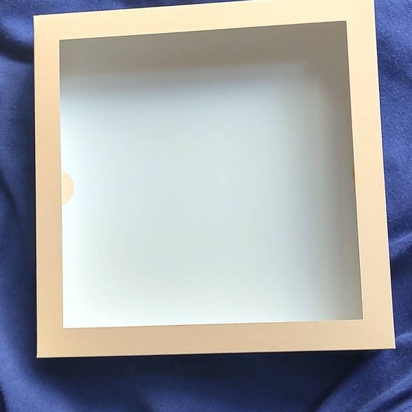 Blank Square Shadow Box Frame SVG for Layered Artwork Paper Art. 3d ...