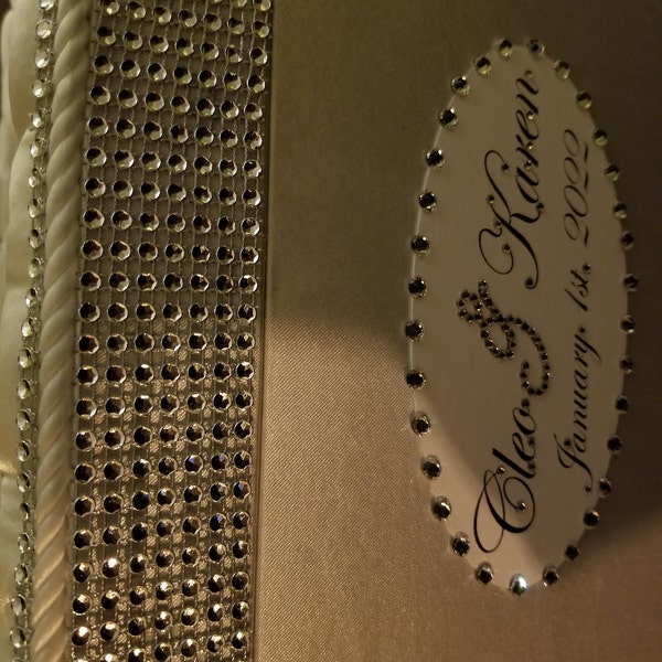 Personalized Monogram / Nameplate With Crystals - Etsy