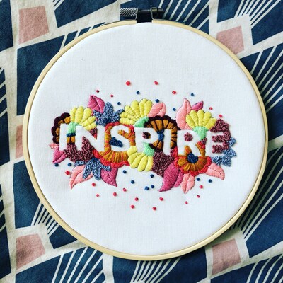 Inspire Embroidery Kit, Needlecraft Pattern, Embroidery Pattern ...