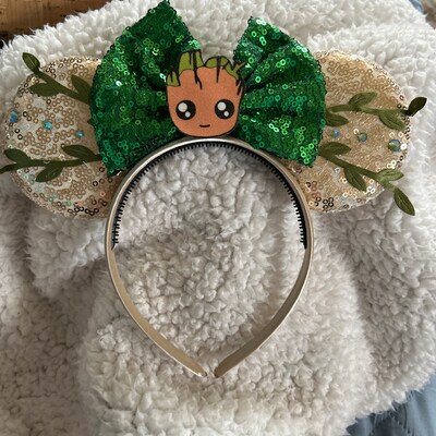 Groot Mouse Ears, Marvel Guardians of the Galaxy Character Inspired ...