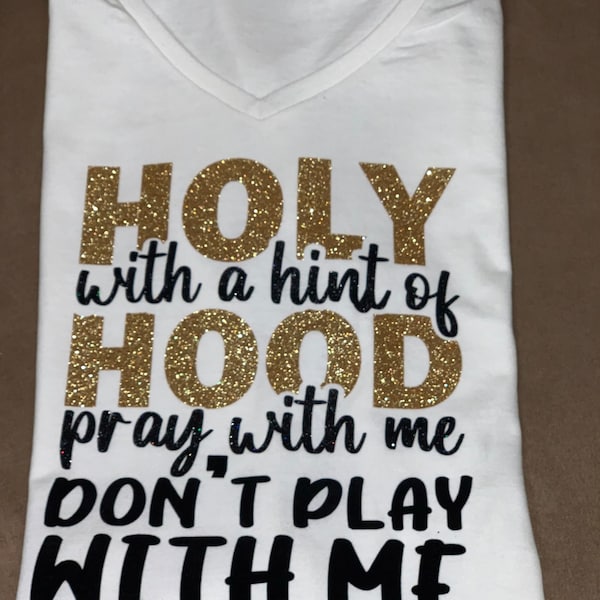 Half Hood Half Holy SVG Bundle | Half Hood Half Holy Shirt | Holy With ...