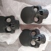 Full Size Human Skull Decor, Set of 3, Wall Mounted Gothic Home Décor ...