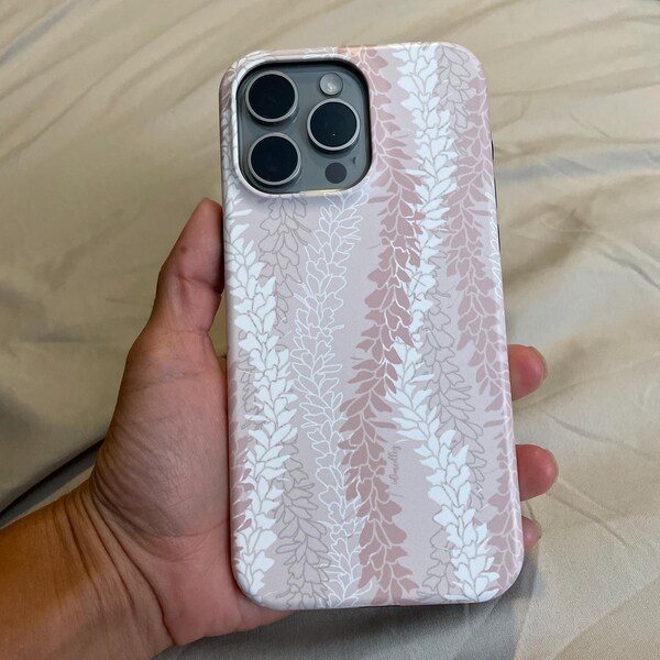 Magsafe Alcohol Ink Pink Flower Black Tough Case for iPhone 13, 14 ...