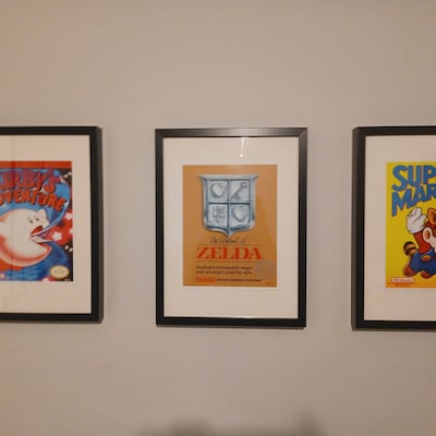 Nintendo NES Retro Video Game Box Art Reproduction Four 8.5x11 Poster ...