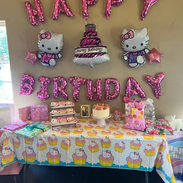 My Mel & Hello Kitty Birthday Wrapping Paper - Etsy