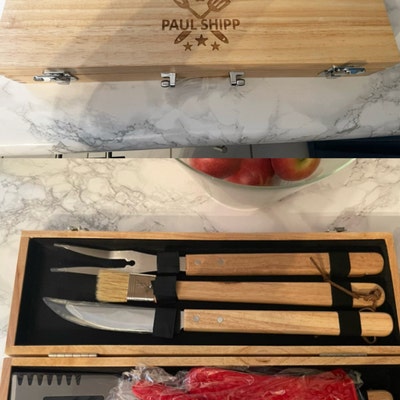 Personalized BBQ Set BBQ Set Personalized Grilling Custom BBQ Set ...