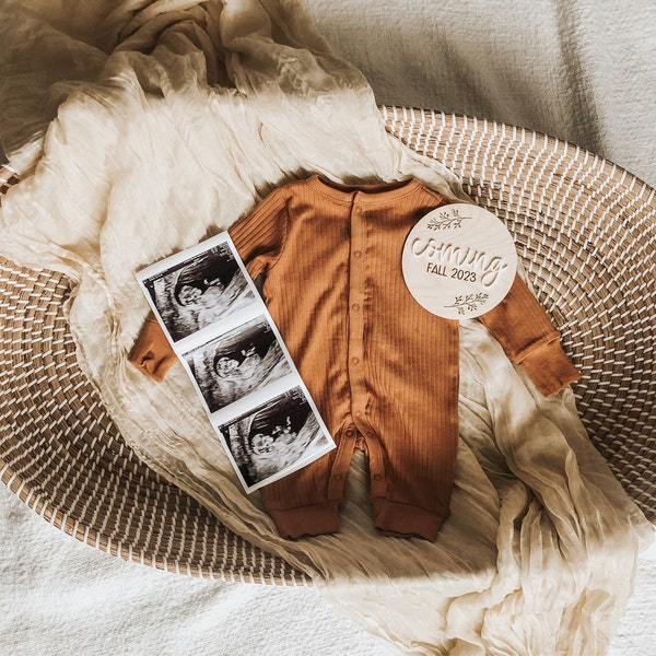 Personalized Pregnancy Announcement Sign | Coming Soon With Due Date ...