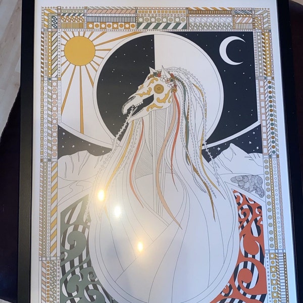 HEDDWCH O HEDDIW A DYF - Efa Lois Print | Welsh 'peace Grows From Today ...