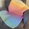 PDF DIGITAL Download-little Gems Craft Shop- 'rainbow Pom Blanket ...