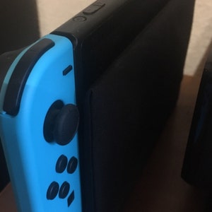 Black Switch Dock Cover Nintendo Switch Dock Sock Plain Black Cotton ...