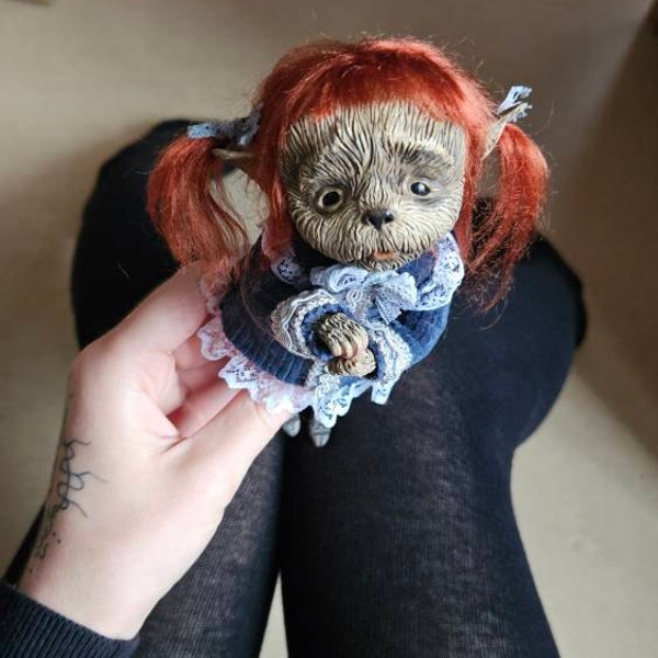 Whimsical Art Doll Scarecrow OOAK Doll, Handmade Dolls, Woodland ...