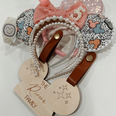 Disney Inspired Personalized Stroller Sign, Mickey Ears Decor, 1st WDW ...