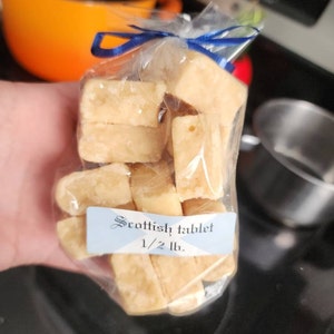 Scottish Tablet Candy Our Original Authentic Scotland Family Recipe ...