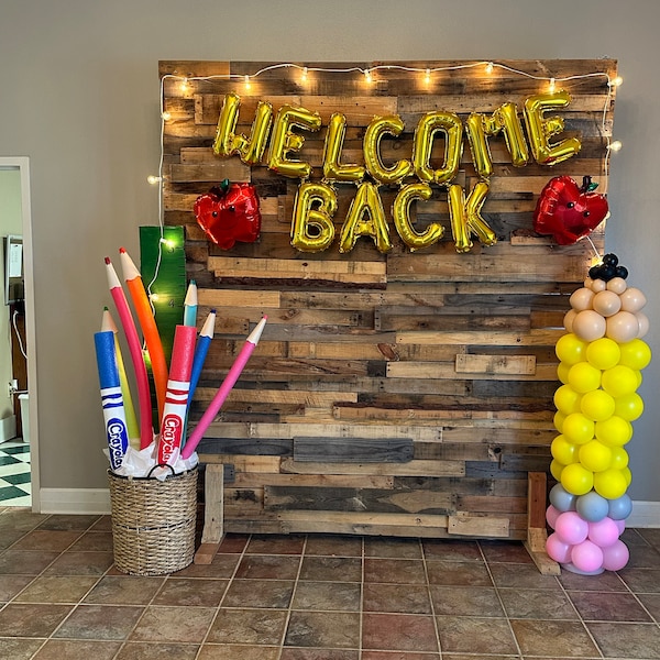 Pencil Balloon Column Kits | Combo 2 Teacher Gift | Back to School ...
