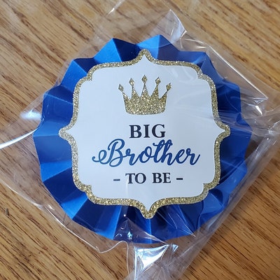 3 Inch Small Name Tags Corsage for Brother Sister to Be - Etsy