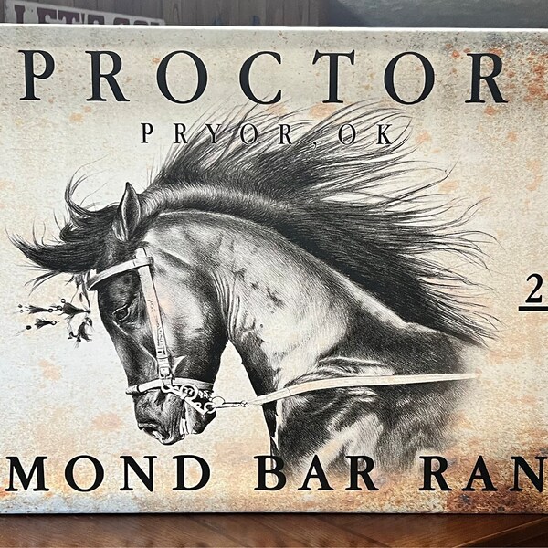 Custom Family Farm House Horse Ranch Decor Canvas Wall Art - Etsy