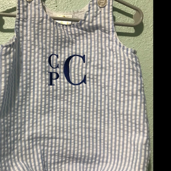 Boys Stacked 3 Letter Monogram Embroidery Machine Font in Multiple ...