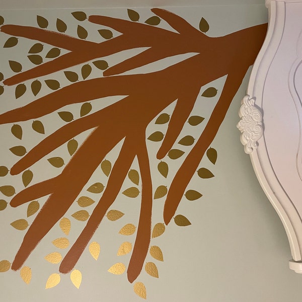 Gold Ceiling Decals. 2 Inch Stars. 8 Point Star Decals. Geometric Wall ...