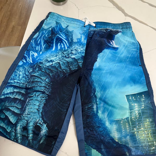 Boys Swim Trunk Godzilla-king-of-the-monsters-movie - Etsy