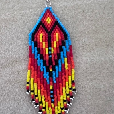 Aztec Diamond Loom Bead Pattern for Bracelet Native Indian - Etsy
