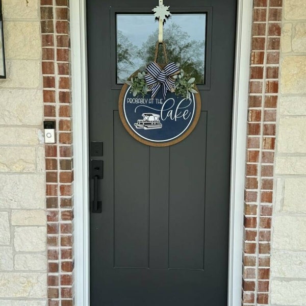 Lake Front Door Decor | Probably at the Lake | Lake Front Door Decor ...