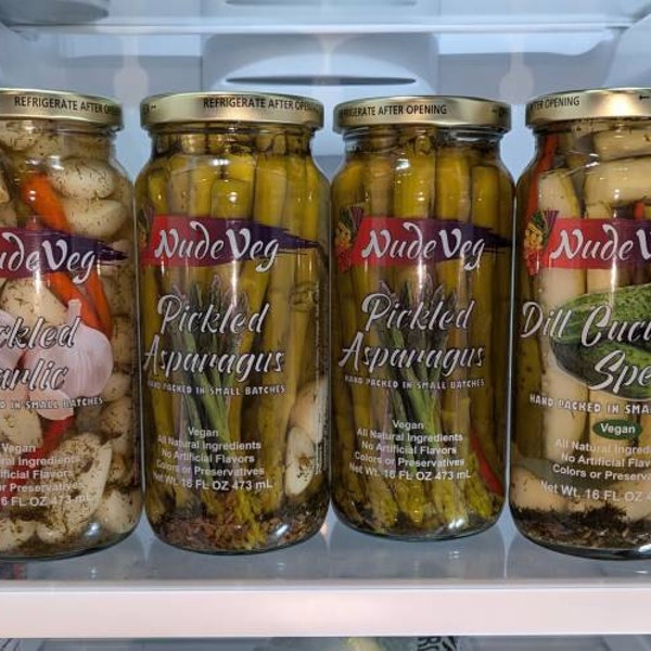 Gourmet Pickles 5-pack: Farm Fresh Pickled Vegetables With Mystery ...