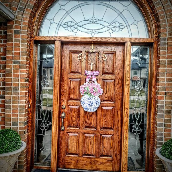 Door Hanger- Azaleas in Bloom (masters Decor, Augusta, Spring Decor ...