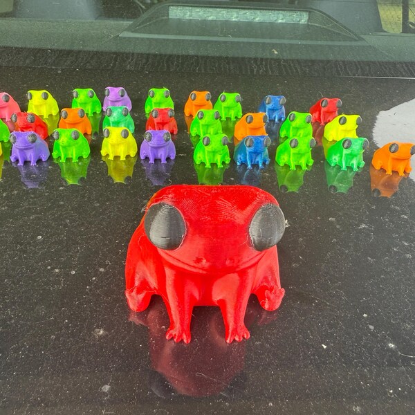 Just a Lil Dude Frog Magnet - Etsy