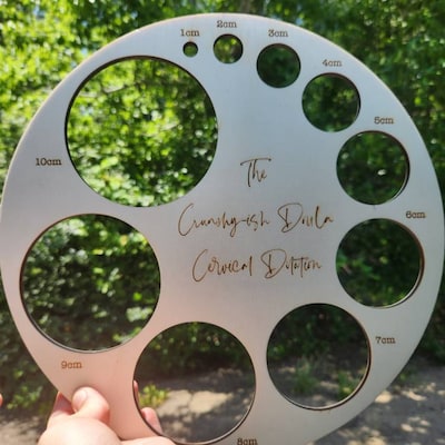 Visual Cervical Dilation Tool for Midwives, Student Midwives, Doula ...