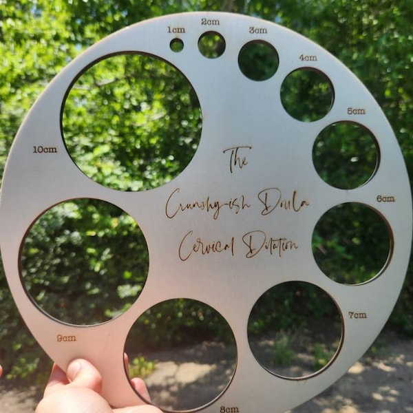 Visual Cervical Dilation Tool for Midwives, Student Midwives, Doula ...