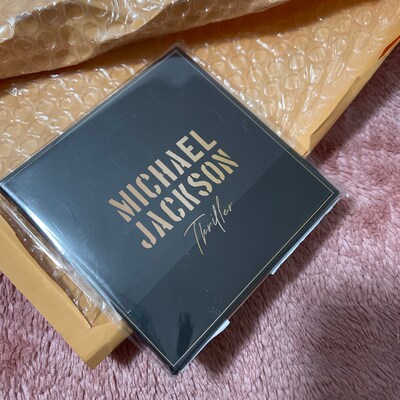 MJ Vinyl Record Coasters, Set of 2, Pop Music Coasters, Album Cover, MJ ...