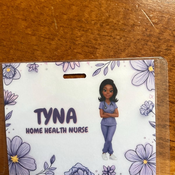 Custom Cartoon Mini-me Badge Buddy: Personalized Healthcare ID ...