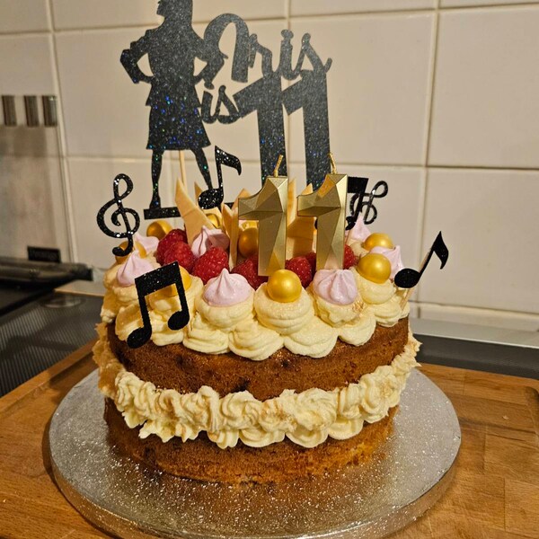 Musical Notes Cake Toppers, Music Notes Topper, Treble Clef, Quaver ...