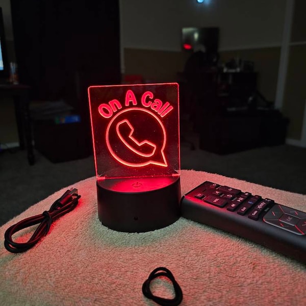 Do Not Disturb Remote Controlled LED Light, Night Light, Office Light ...