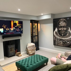 Large Round deep Footstool Coffee Table Bench Puff Furniture | Etsy