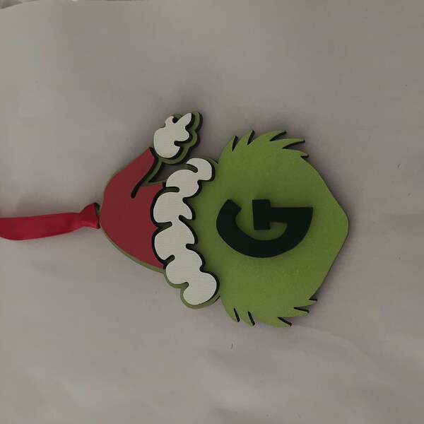 18" X 6" Believe Box Frame, Grinch Sign, Glitter Grinch, Grinch Decor ...