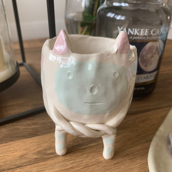 The Grumpopuff Collection - Handmade Ceramic Succulent Cactus Pot ...