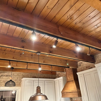 Track Lighting Industrial Black Lighting Ceiling Light - Etsy