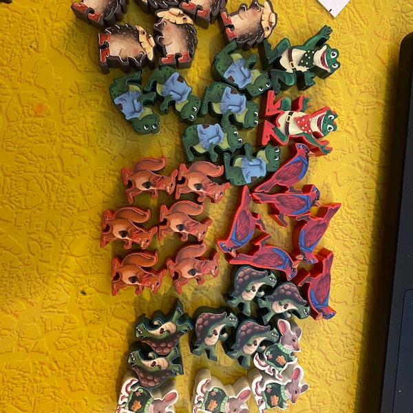 Flamecraft Meeple Stickers Upgrade Pack Decals Kit for Flamecraft ...