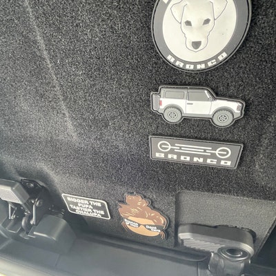 Ford Bronco 4 Door 2 Door 6th Gen PVC Rubber Accessories Patch Hook ...