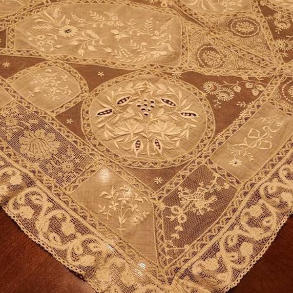 Antique Princess Lace Wedding Handkerchief Ivory - Etsy