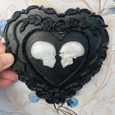 BATTY SKELETON Spooky Vinyl Bumper Decal Gothic Car Accessories Goth ...