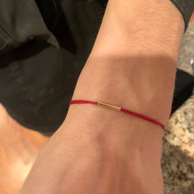 Red String Bracelet. Silk, 14KT Gold Filled. Time Honored Talisman for ...
