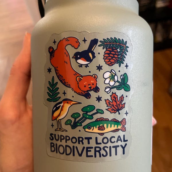 Support Local Biodiversity Prints Appalchia, Midwest, Northeast, Great ...